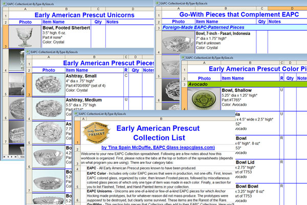 Early American Prescut Collection List - Early American Prescut (EAPC ...