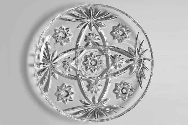 Small Snack Plate - EAPC - Early American Prescut (EAPC) Glassware by ...